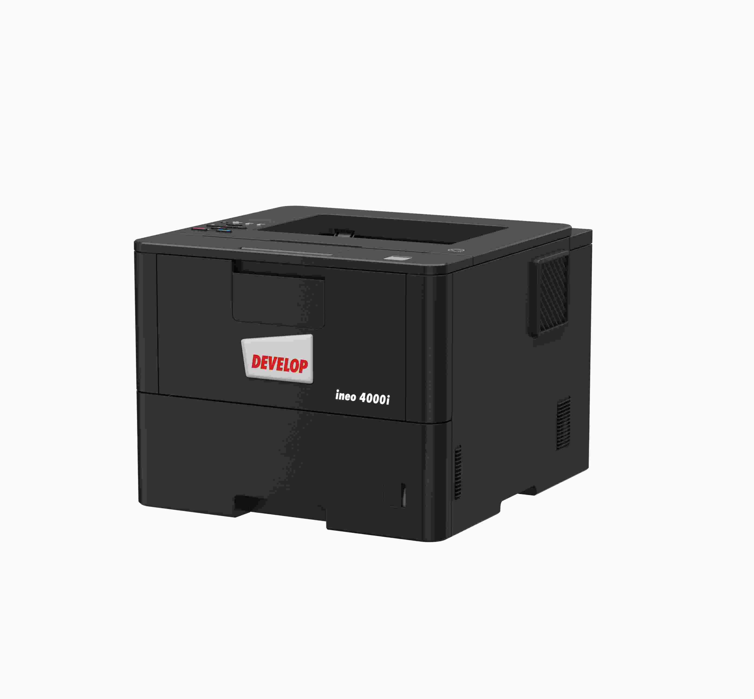 Impressora profissional A4 a preto ineo4000i com placa de rede e WiFi